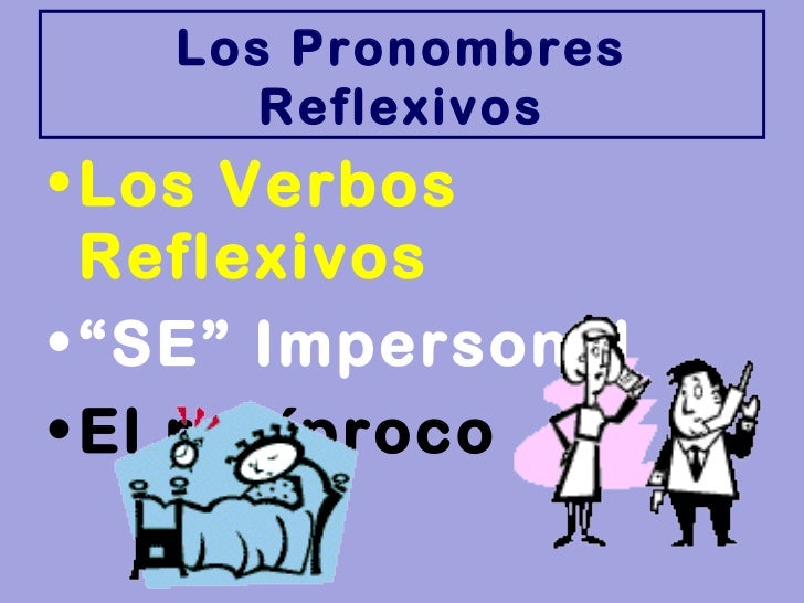 Pronombres En Ingls Sujeto Objeto Posesivo Reflexivo