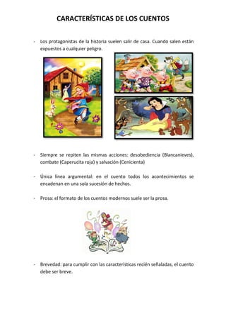 Los protagonistas de los cuentos | PDF | Fiction | Books and Literature