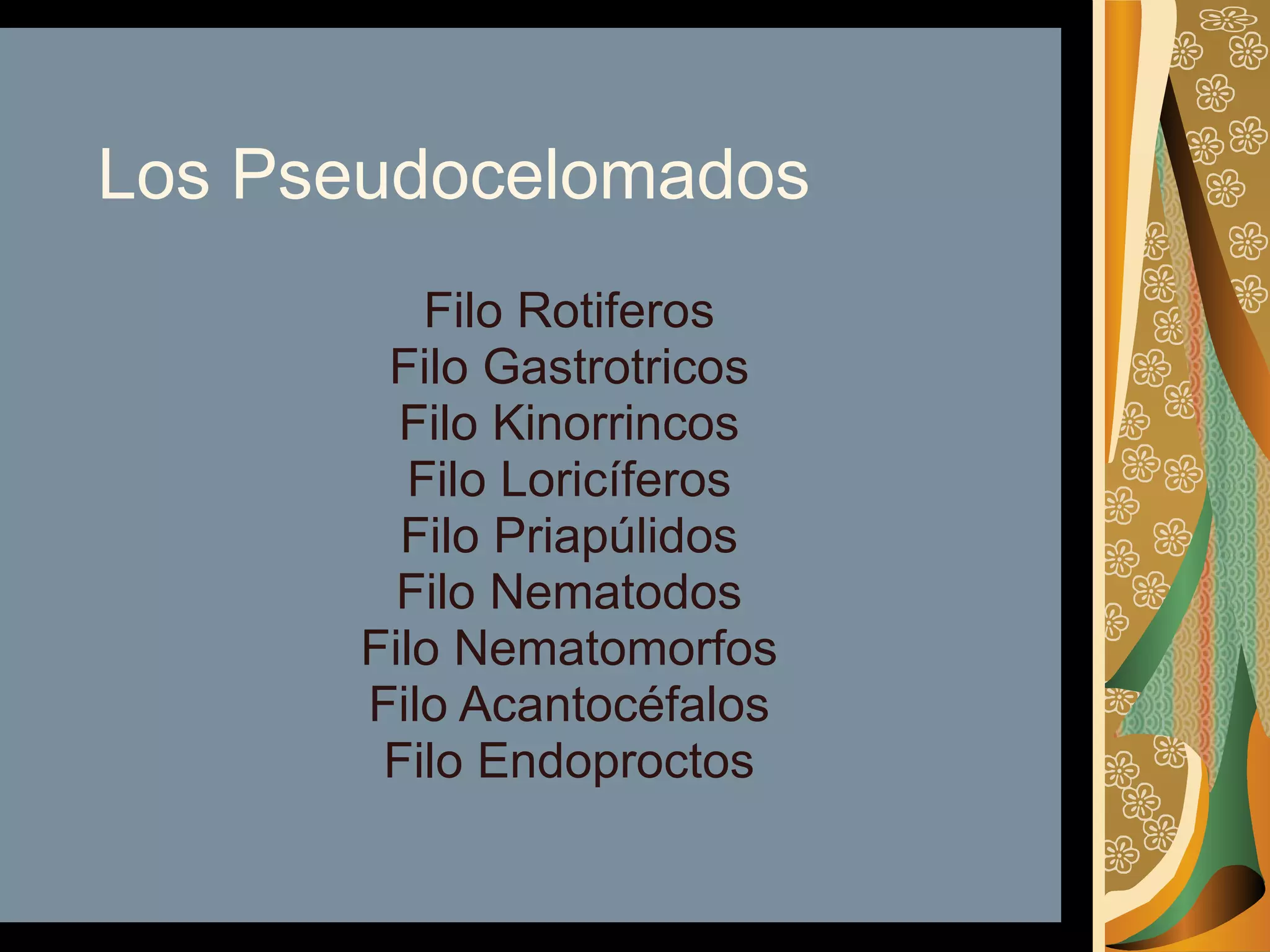 Los pseudocelomados | PPT