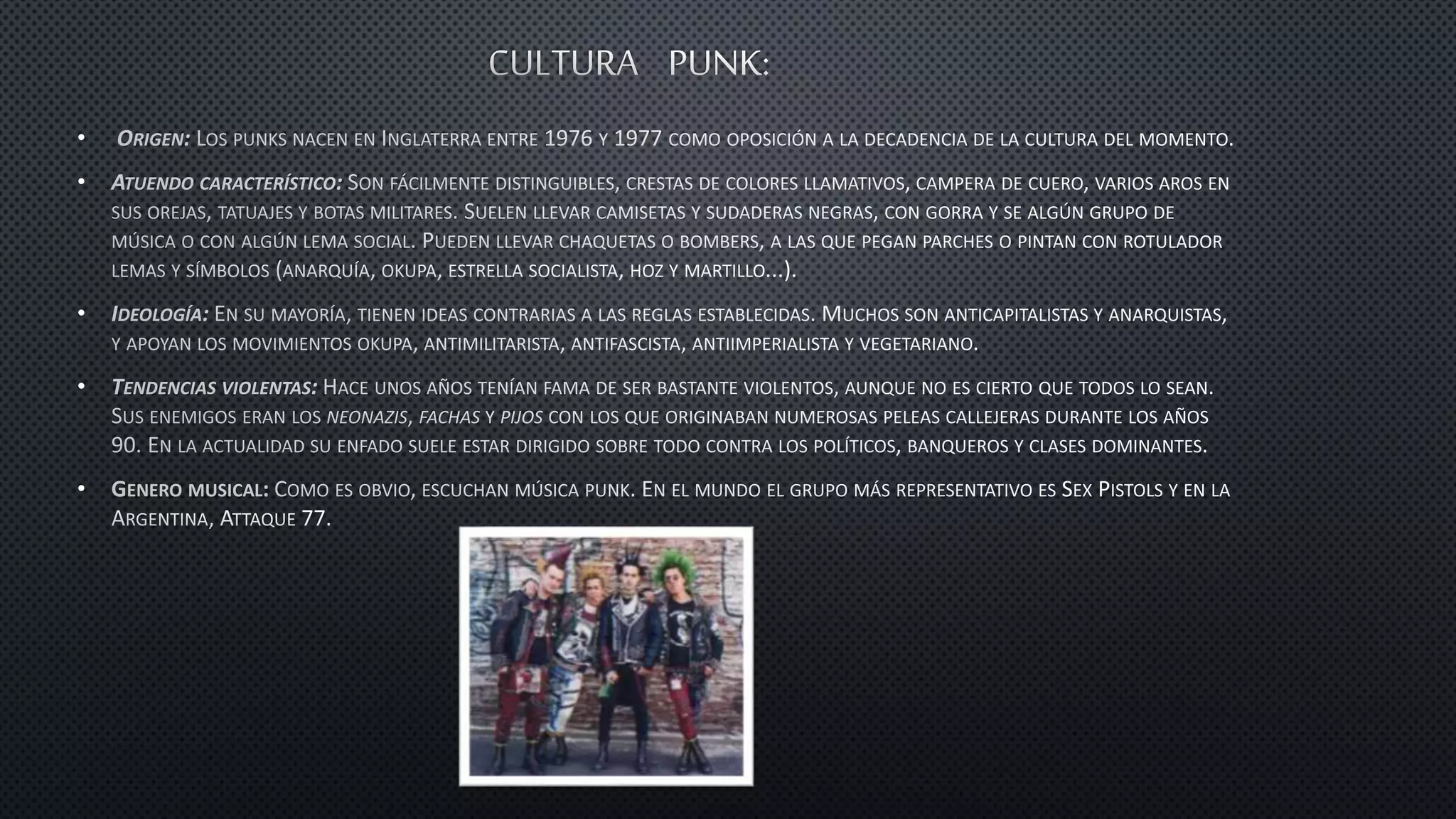 Los Punks | PPTX
