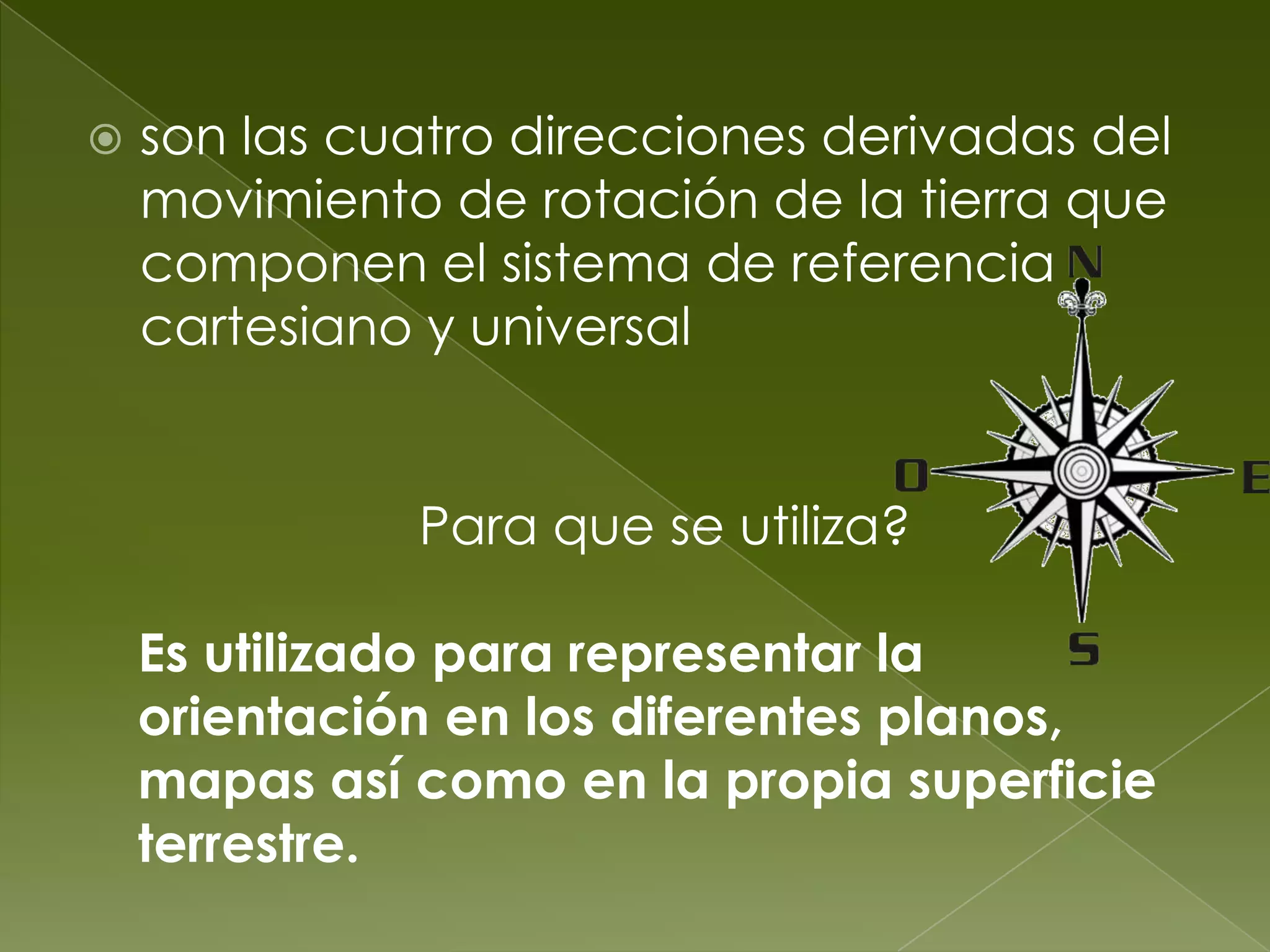Los puntos cardinales | PPTX