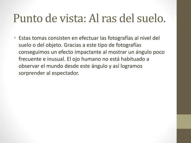 Los puntos de vista | PPTX