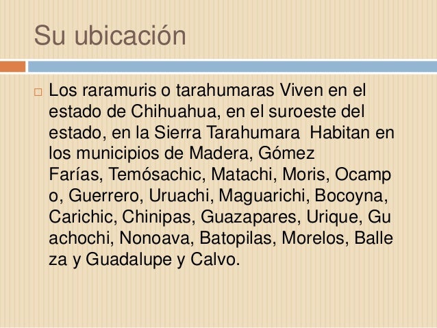 Los raramuris presentaciòn final