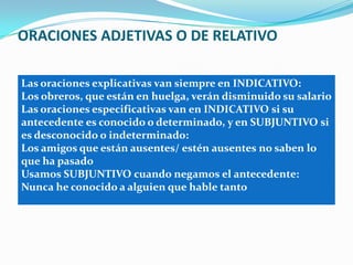 Los relativos | PPT