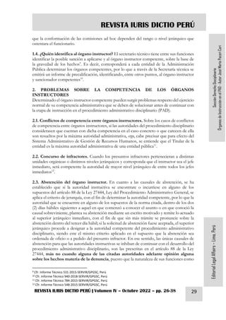 LOS ÓRGANOS DE INSTRUCCIÓN EN EL PROCEDIMIENTO ADMINISTRATIVO DISCIPLINARIO (PAD) - AUTOR JOSÉ ...