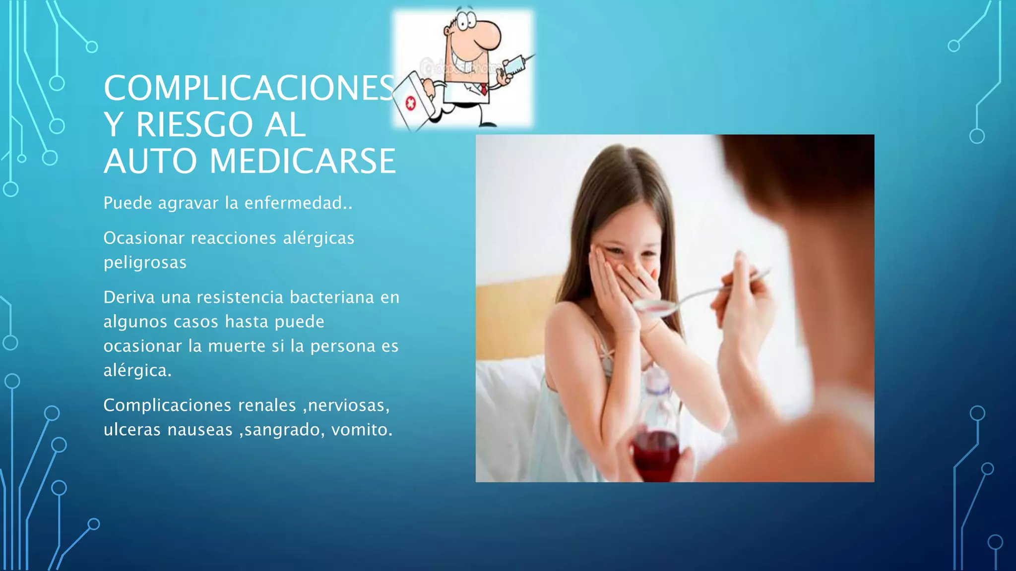 Los riesgos de la automedicacion | PPTX