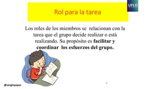 Los Roles en los grupos - Lcdo Sergio yepez @sergioyepez.pptx