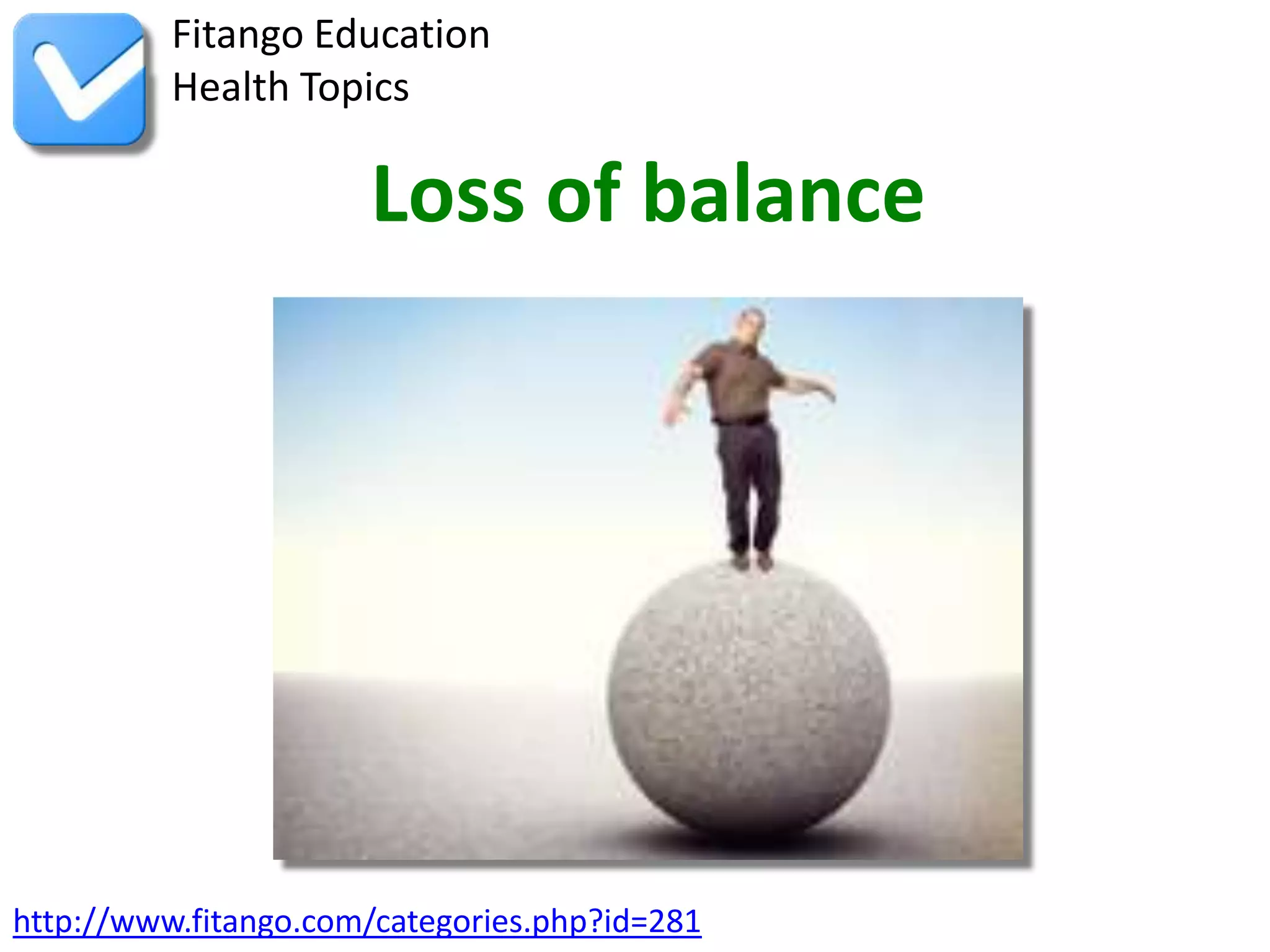 Loss of balance | PPT
