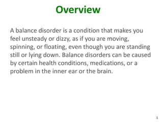 Loss of balance | PPTX