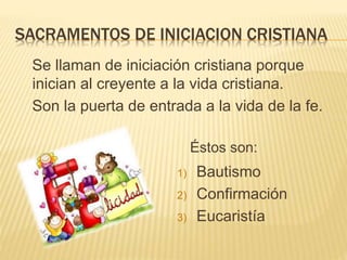 Los sacramentos | PPTX