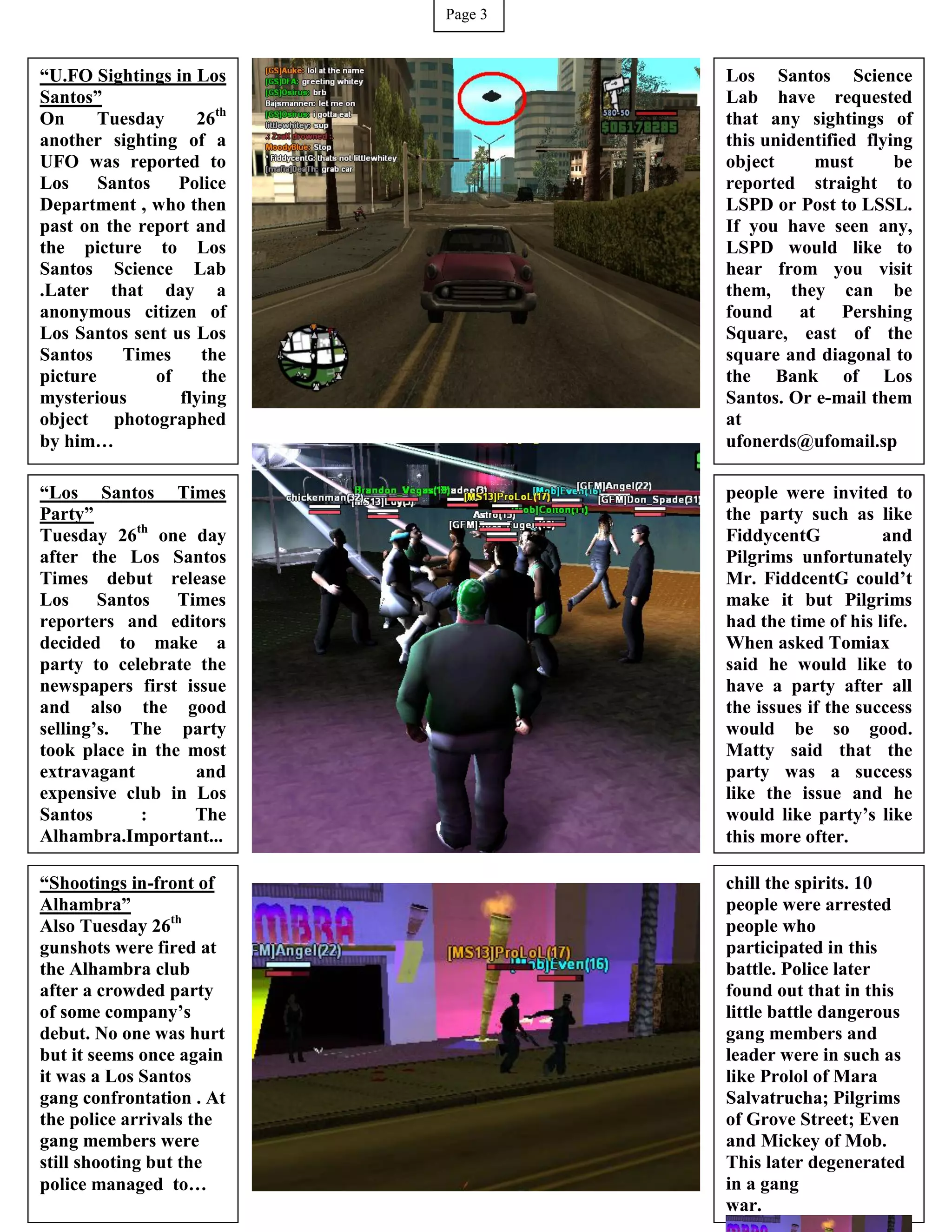 Los santos times issue #2 | PDF