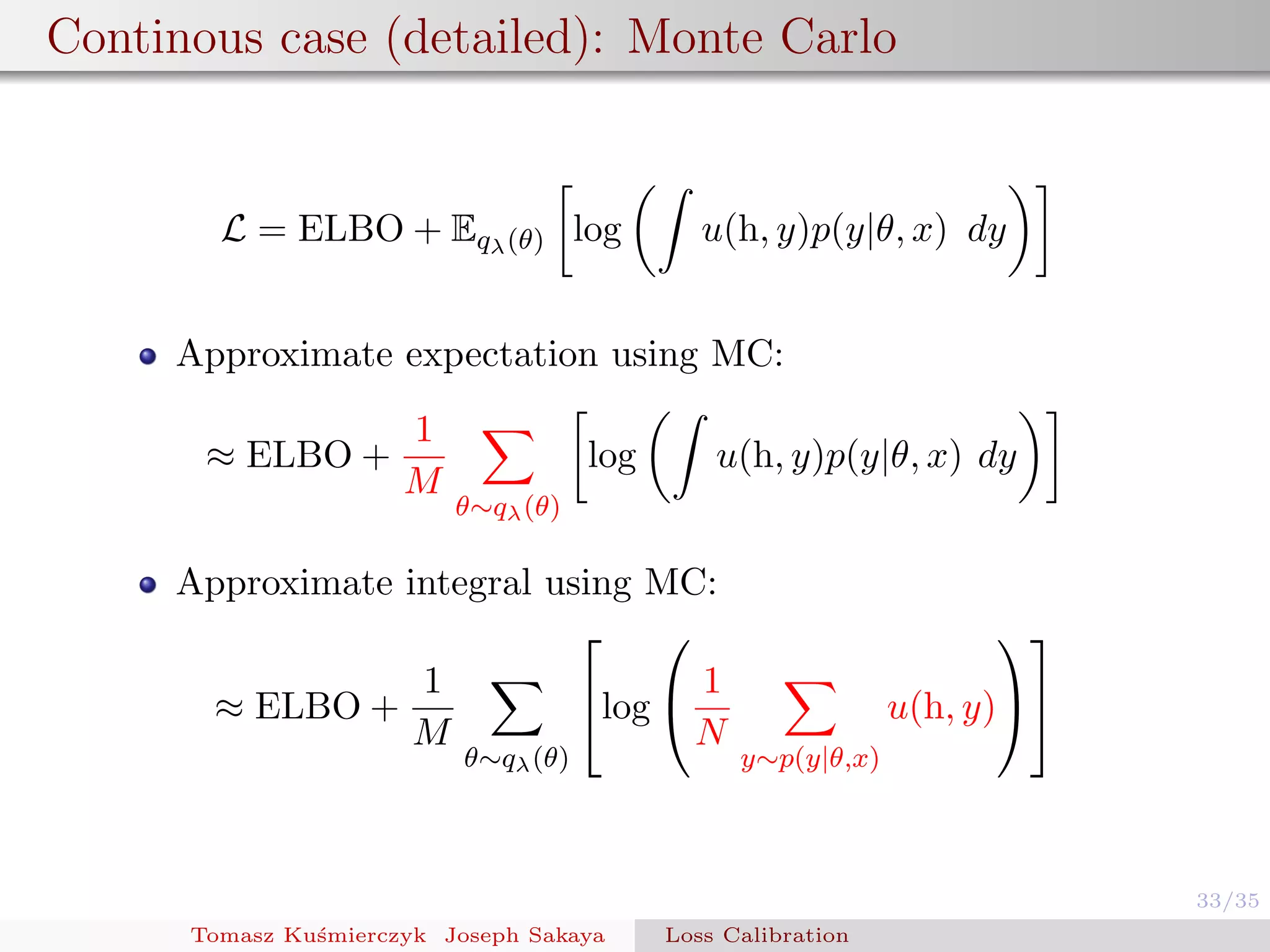 Loss Calibrated Variational Inference | PPT