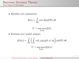 Loss Calibrated Variational Inference | PPT