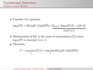 Loss Calibrated Variational Inference | PPT