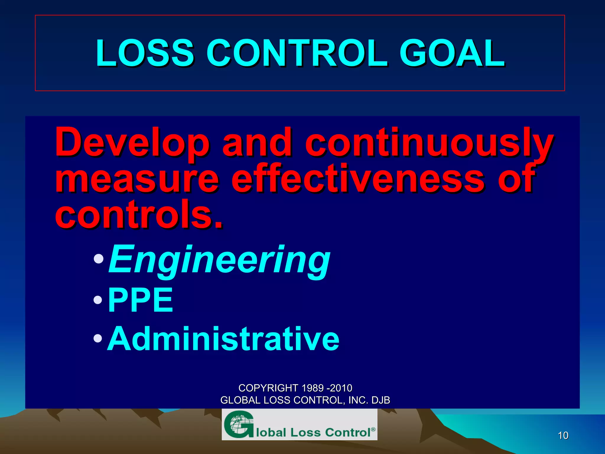 Loss Control Program Fundamentals | PPT