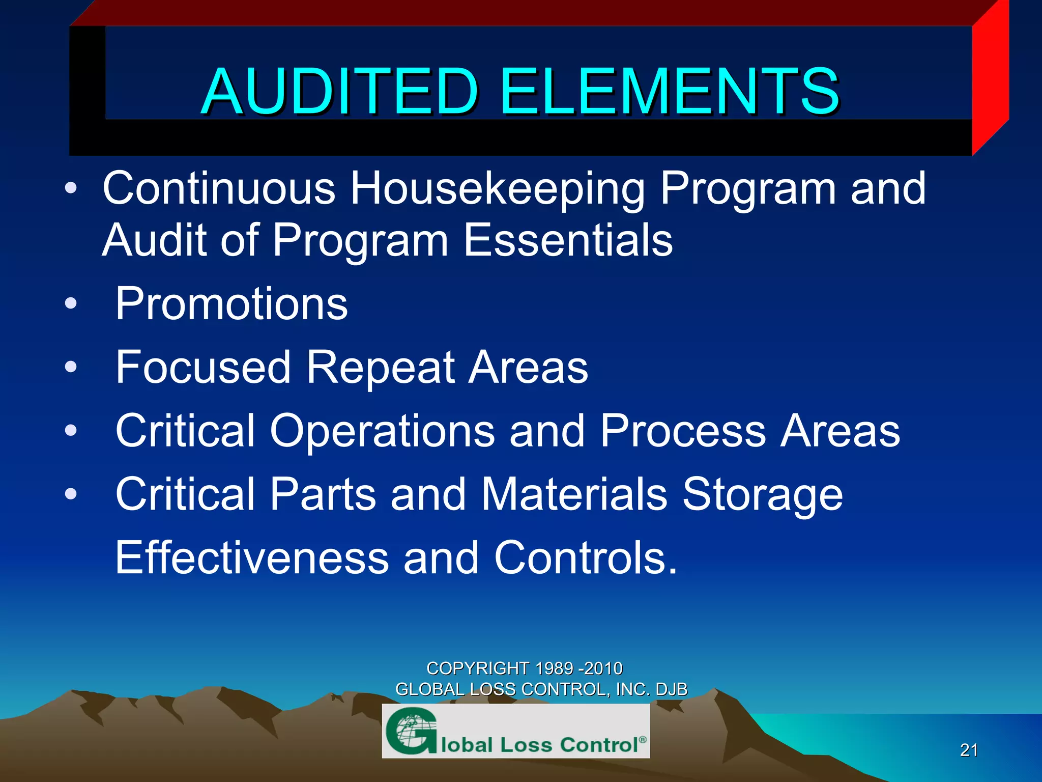 Loss Control Program Fundamentals | PPT