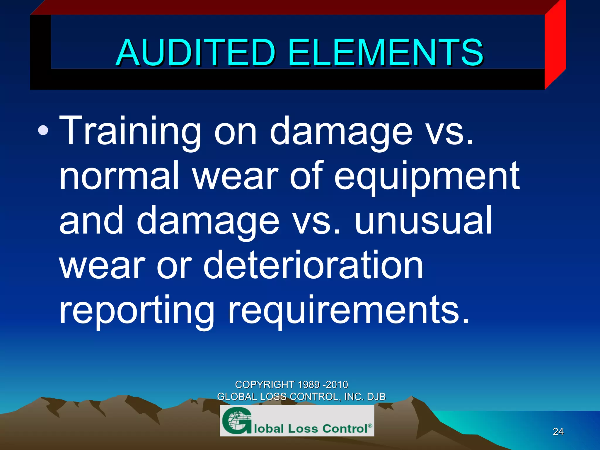 Loss Control Program Fundamentals | PPT