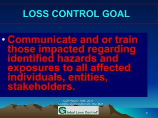 Loss Control Program Fundamentals | PPT