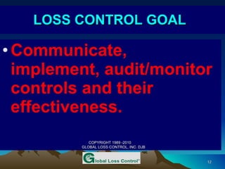 Loss Control Program Fundamentals | PPT