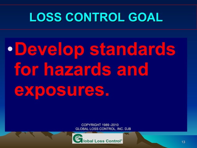 Loss Control Program Fundamentals | PPT | Business Accounting & Finance ...