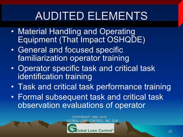 Loss Control Program Fundamentals | PPT | Business Accounting & Finance ...