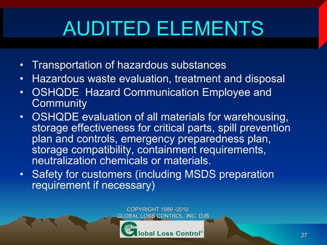 Loss Control Program Fundamentals | PPT | Business Accounting & Finance ...