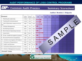 Loss Control Program Fundamentals | PPT