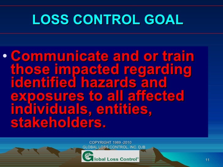 Loss Control Program Fundamentals