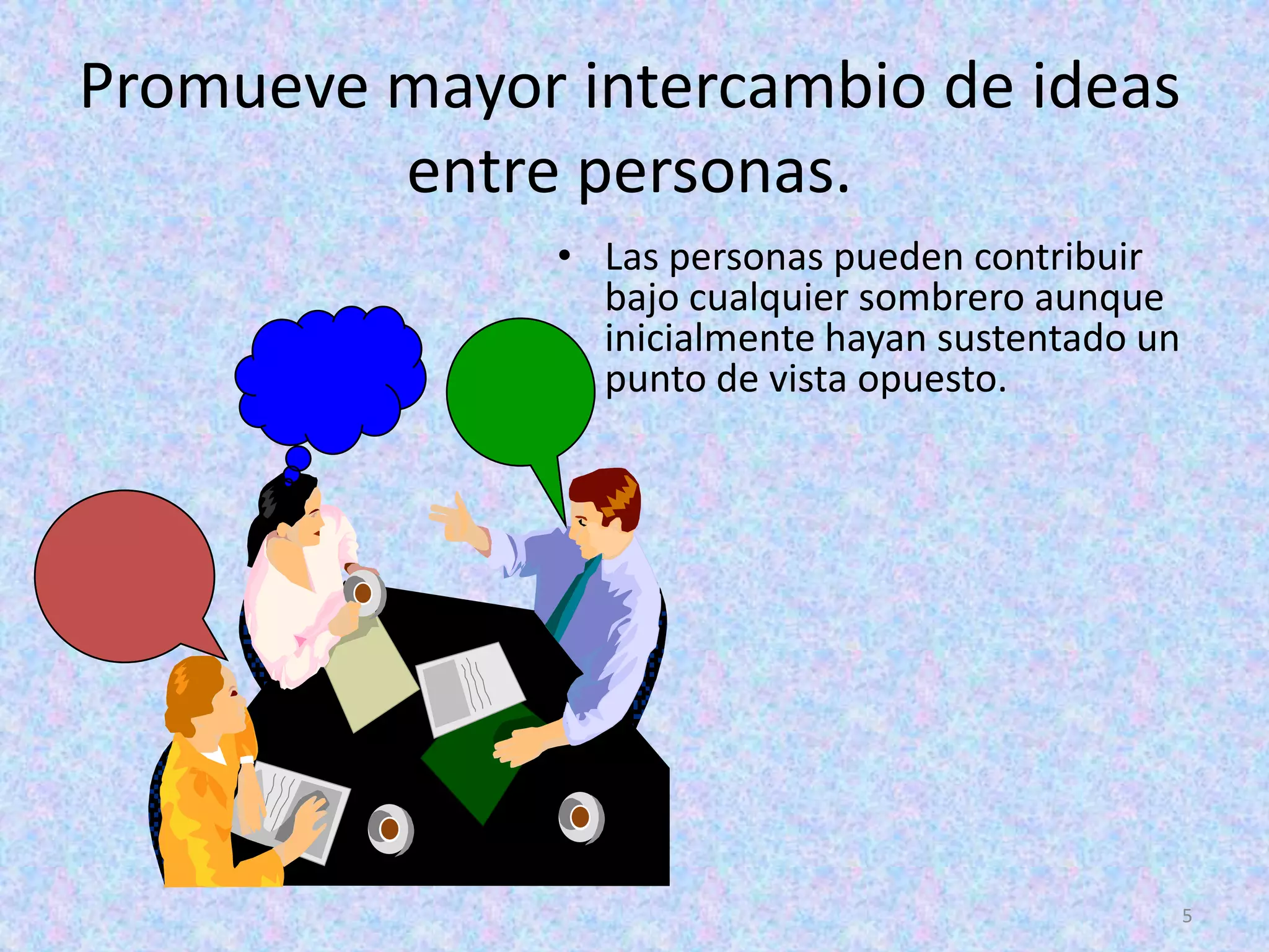 Los seis sombreros para pensar | PPT