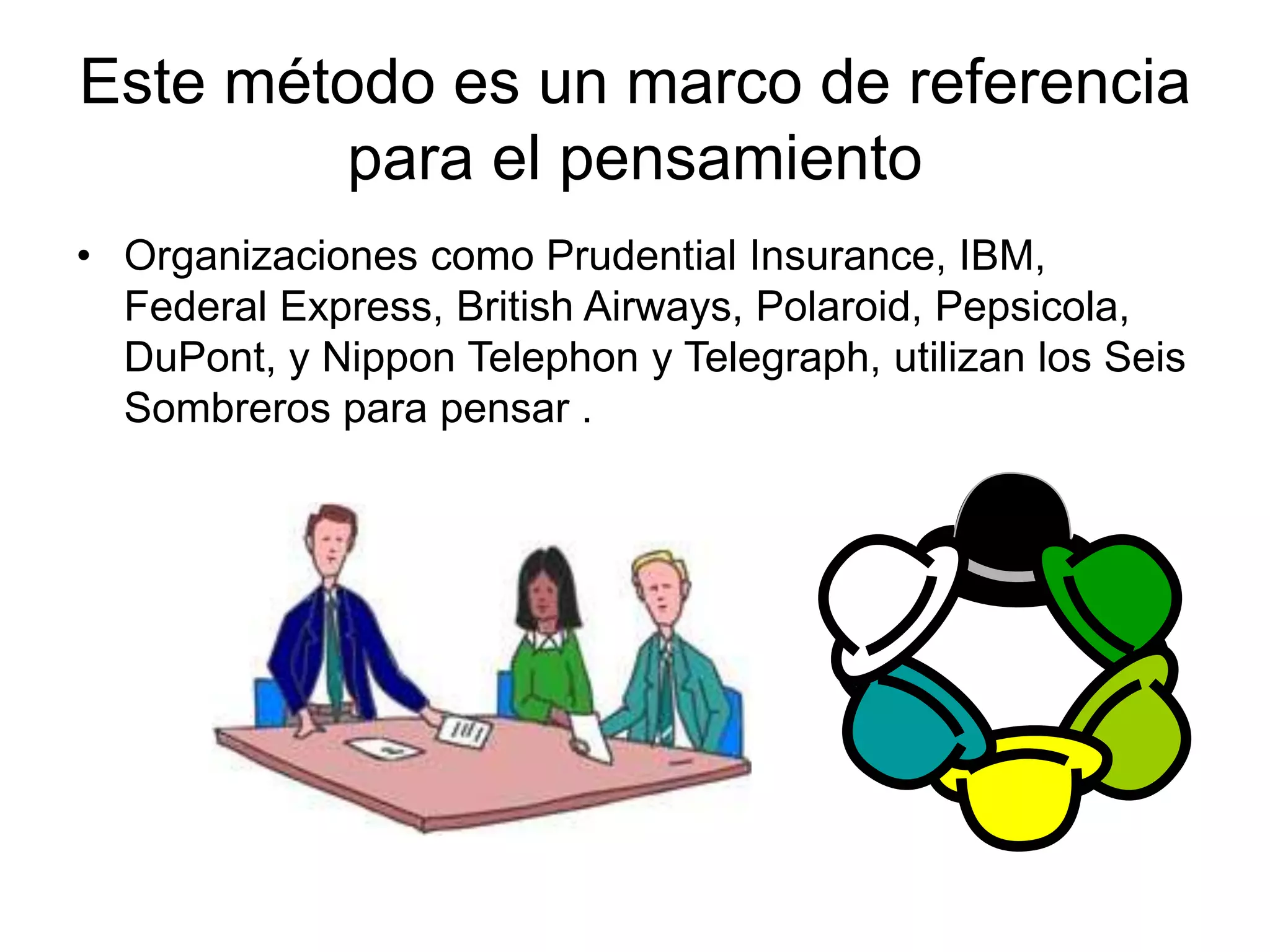 Los seis sombreros para pensar.ppt