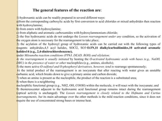 Lossen | PPTX | Chemistry | Science
