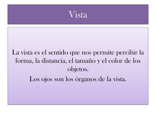 Los sentidos | PPTX