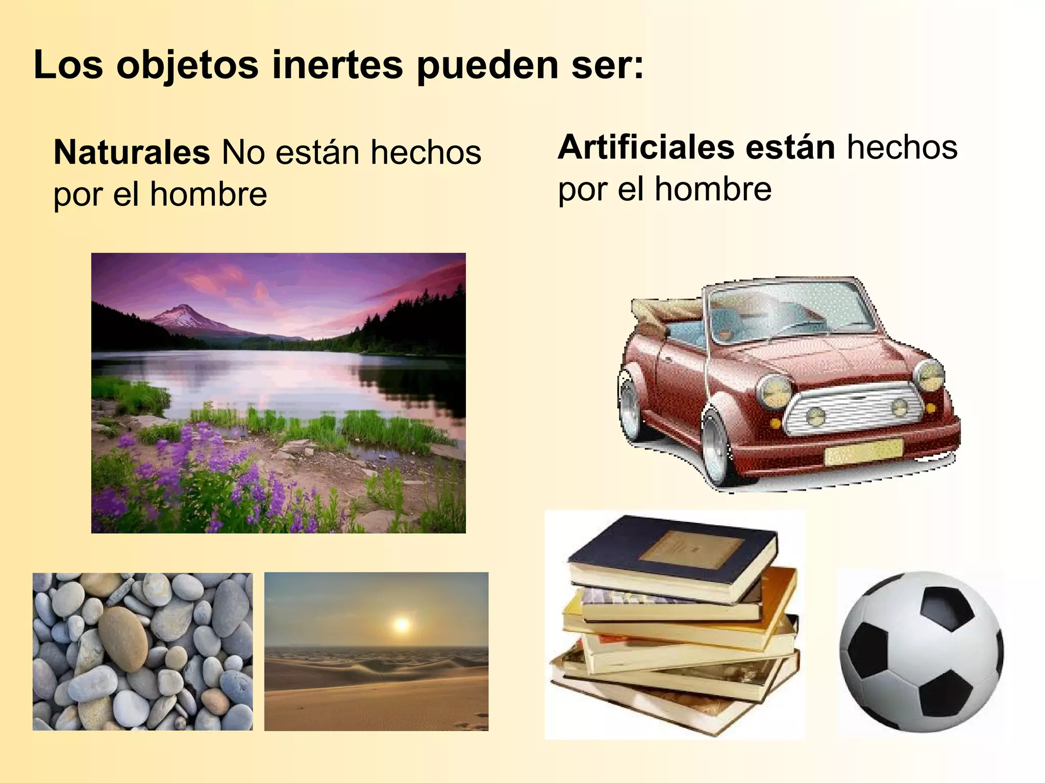 Los seres vivos objetos inertes ppt | PPT