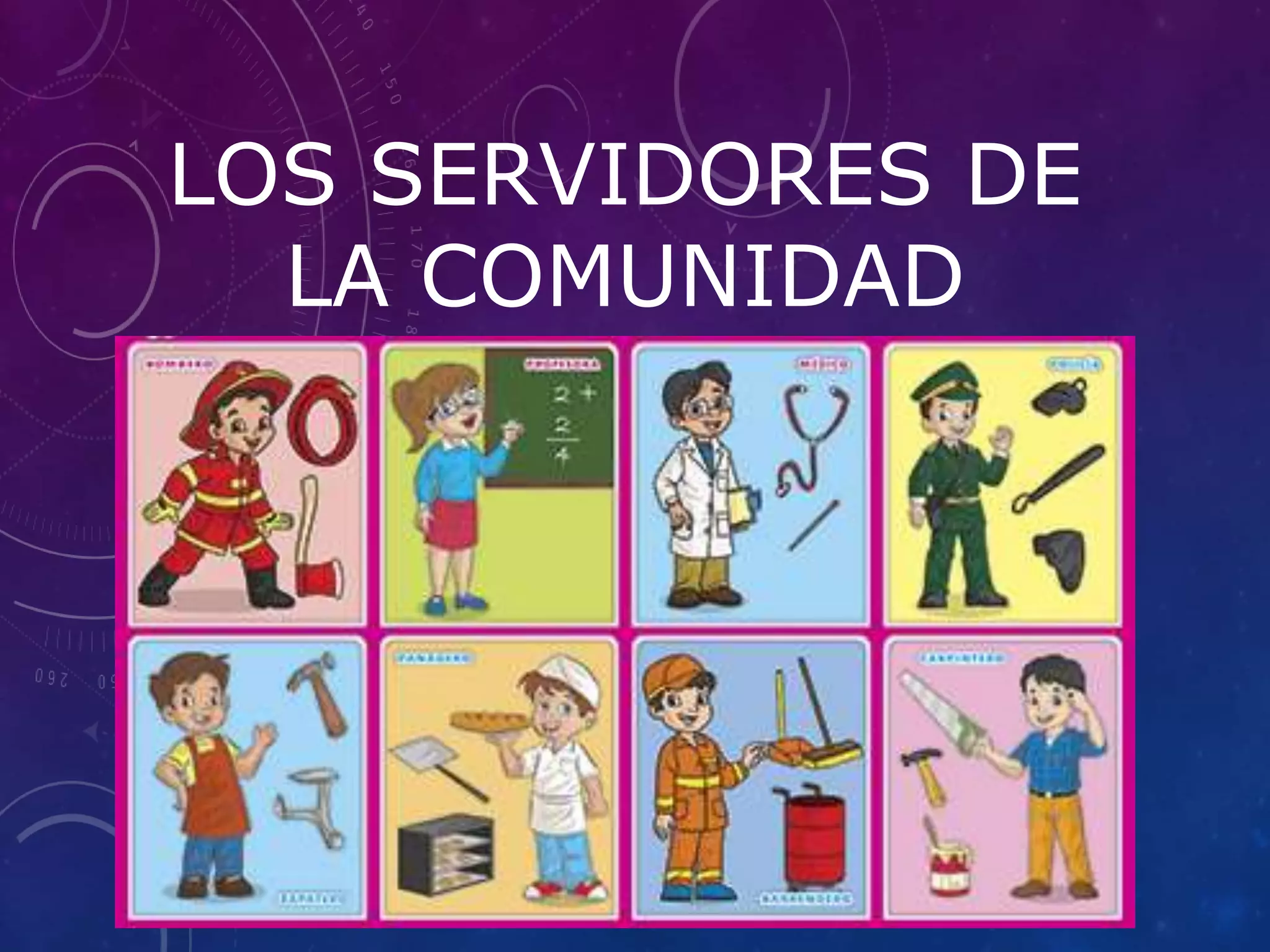 Los servidores de la comunidad | PPTX