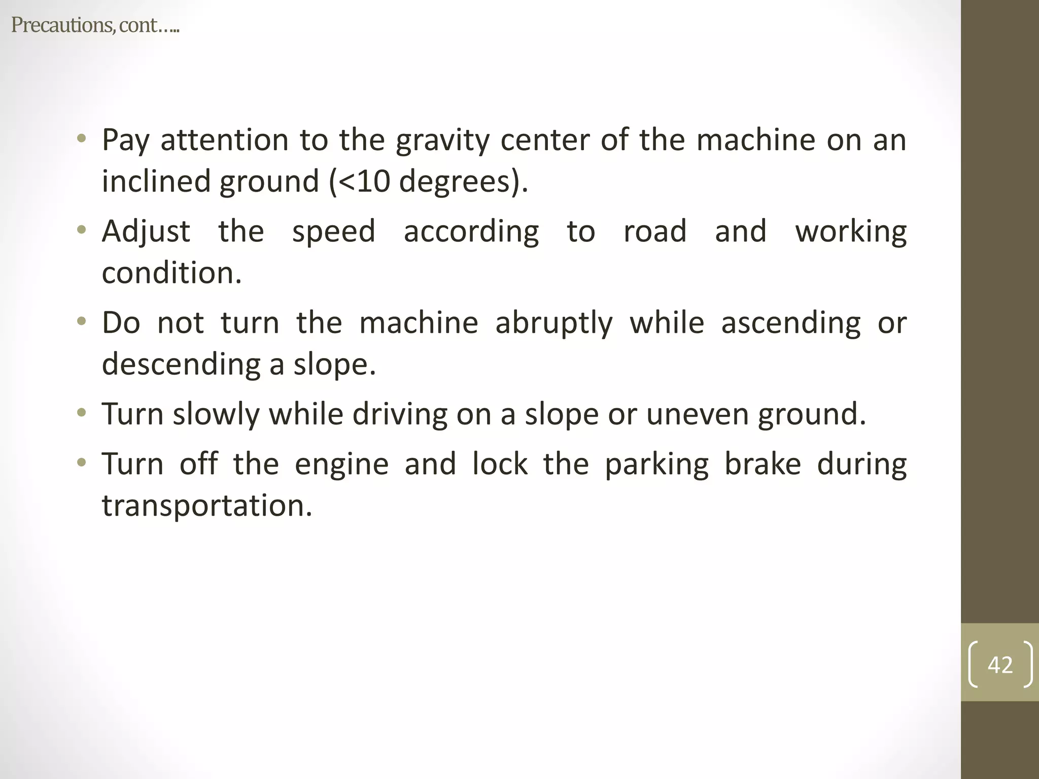 Losses and adjustment in combine harvester | PPTX