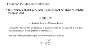 losses and efficiency in dc machines and transformers.pptx