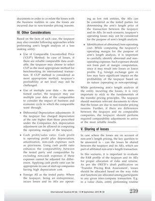 Losses & Low profits- A Transfer Pricing perspective | PDF
