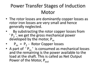Losses in 3 phase induction motor | PPTX