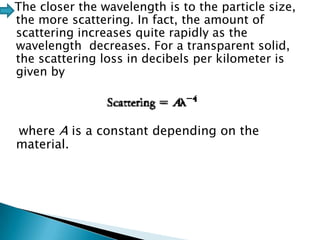 Losses in fiber | PPTX