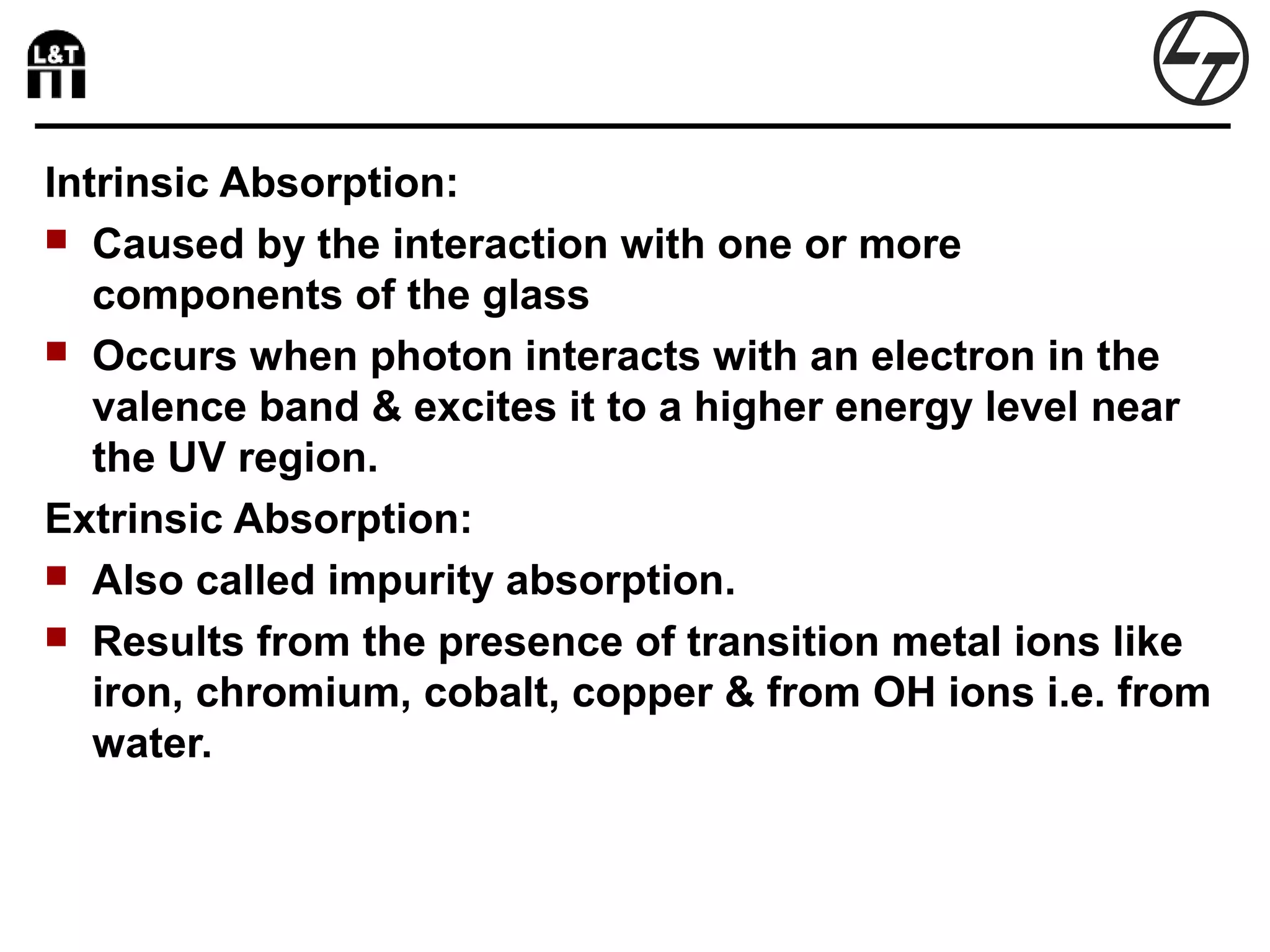 Losses in optical fiber | PPT