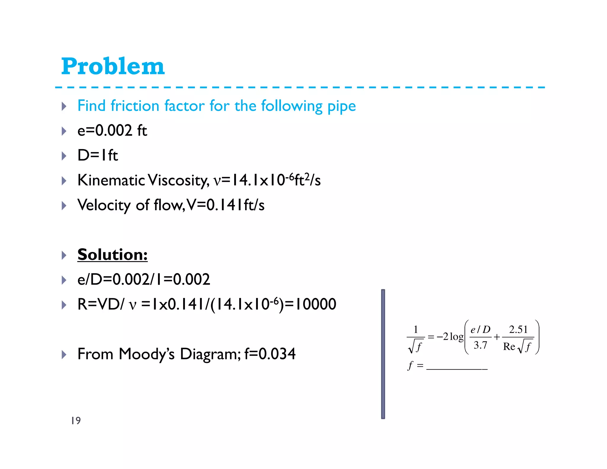 Fluid MechanicsLosses in pipes dynamics of viscous flows | PDF