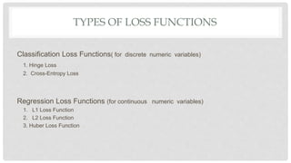 Loss Function.pptx | Web Development | Internet