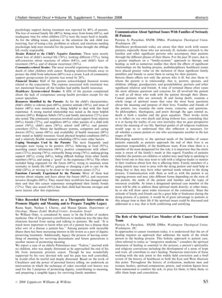 Loss Greif Abstract | PDF | Cancer | Diseases and Conditions