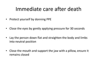 Loss, Grief and Death.pptx care for patients | PPTX