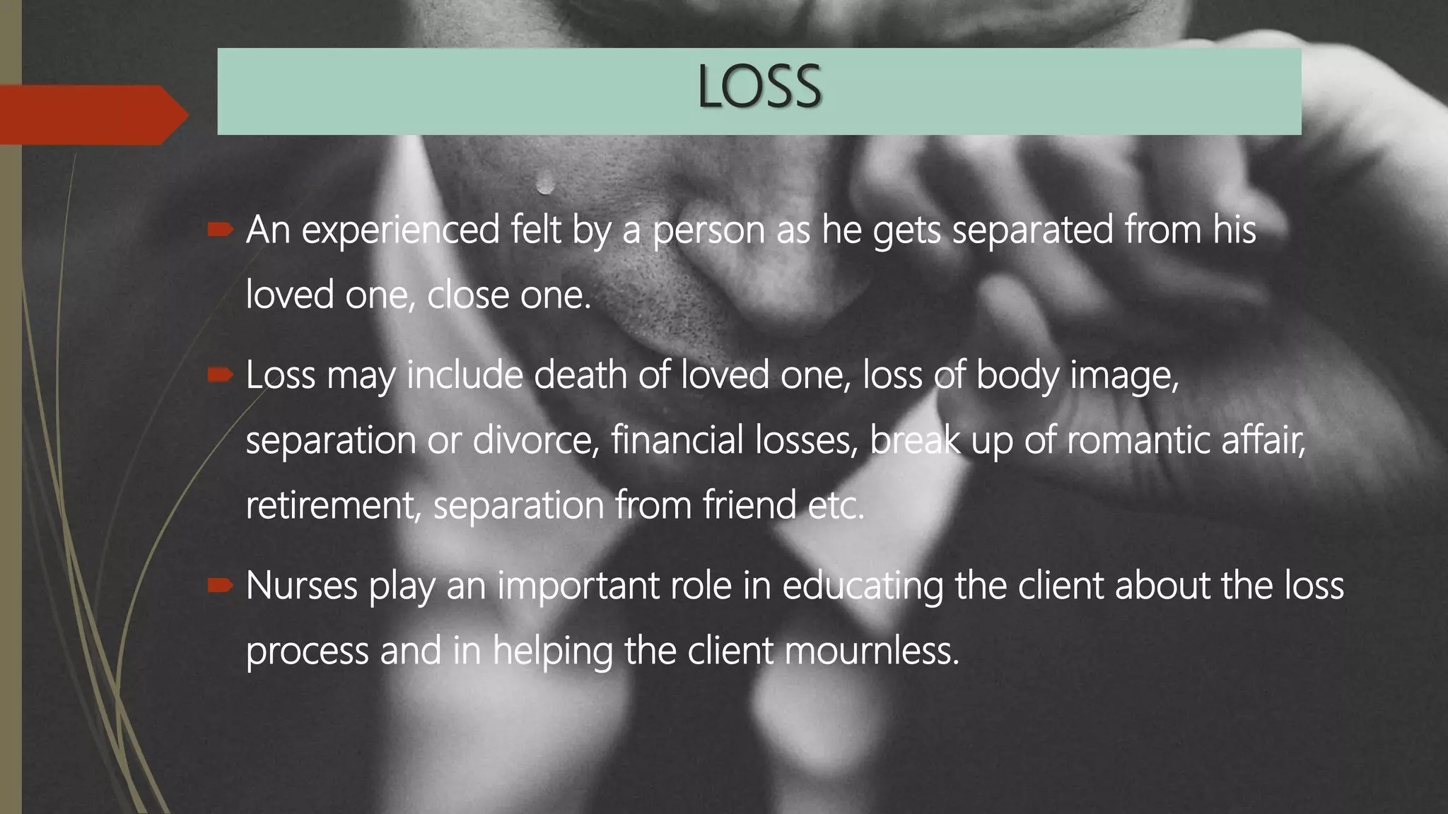Loss,grief, grieving process, death, medico legal issues | PPTX