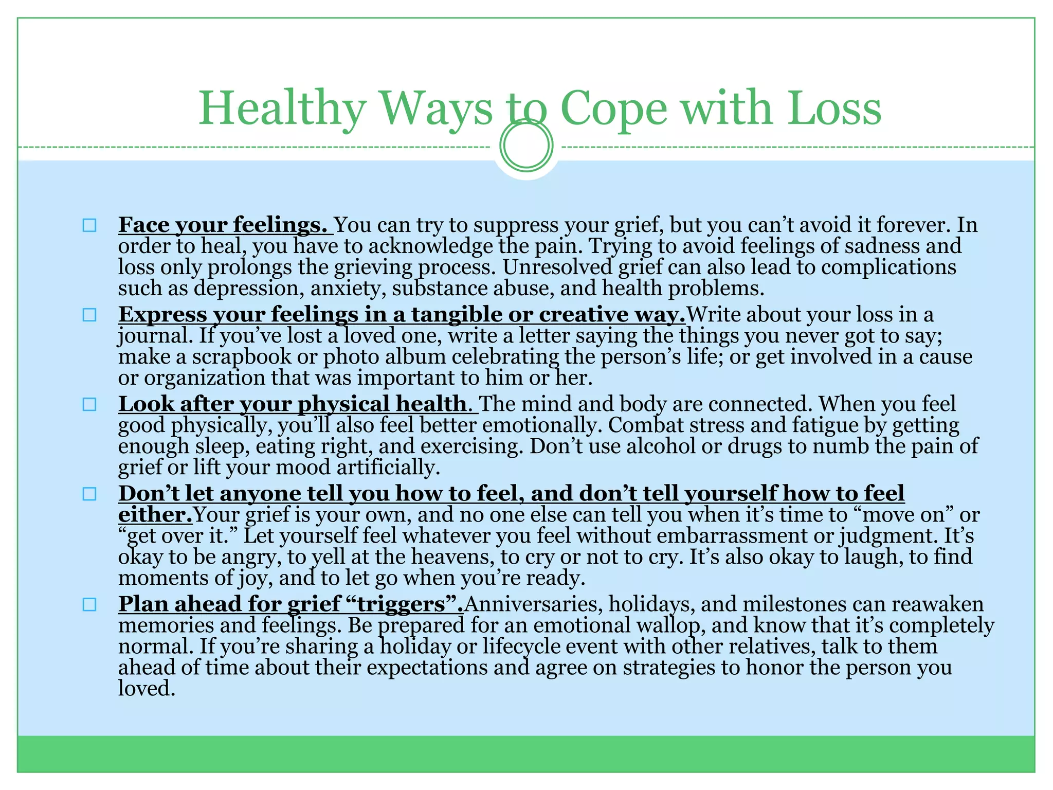 Loss & grief pp | PPTX