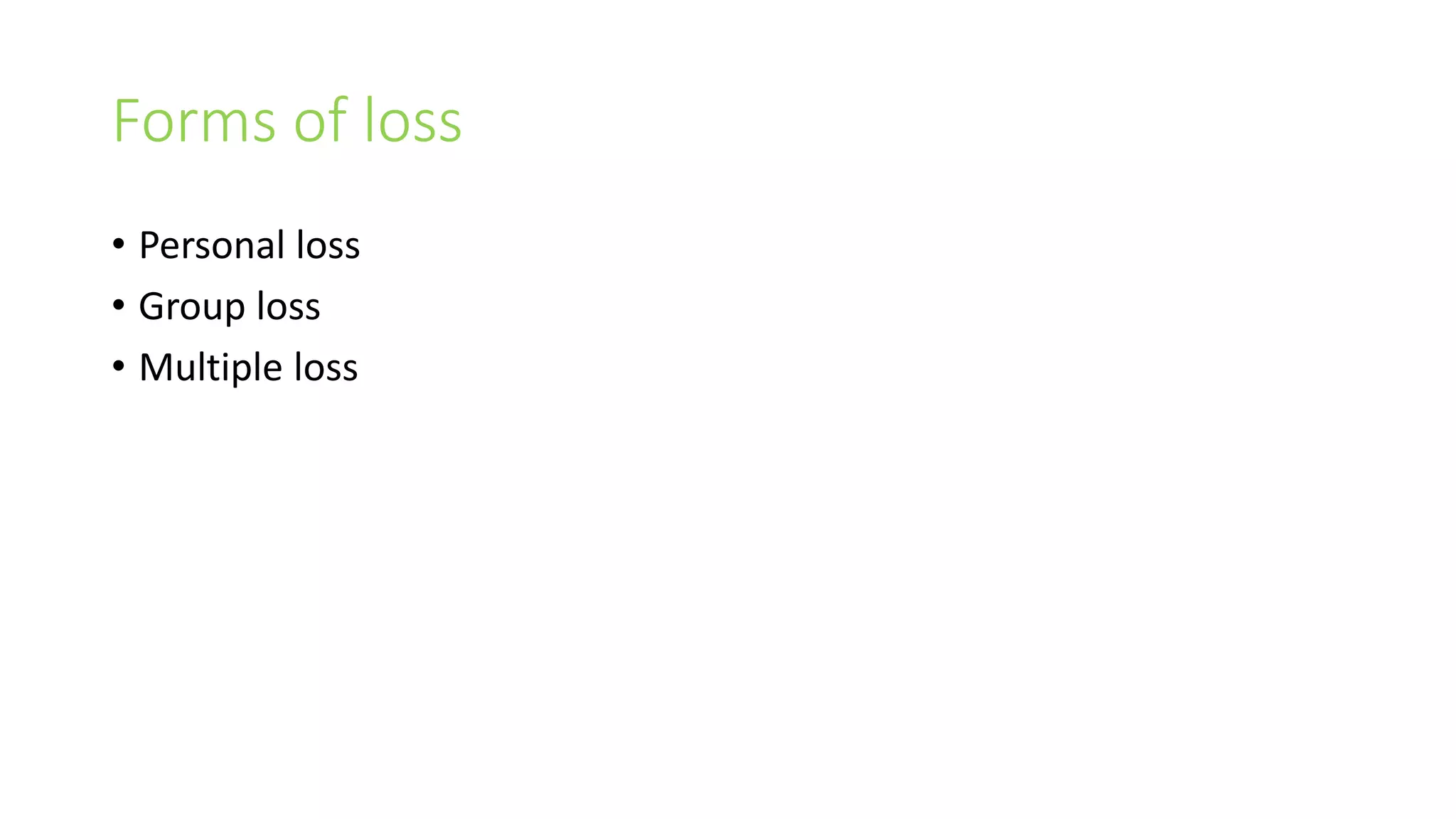 Loss,Grief & Stages of grief | PPT