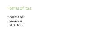 Loss,Grief & Stages of grief | PPT