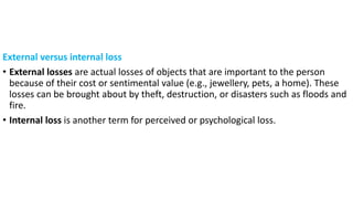 Loss,Grief & Stages of grief | PPT