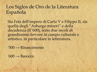 Los siglos de oro | PPT